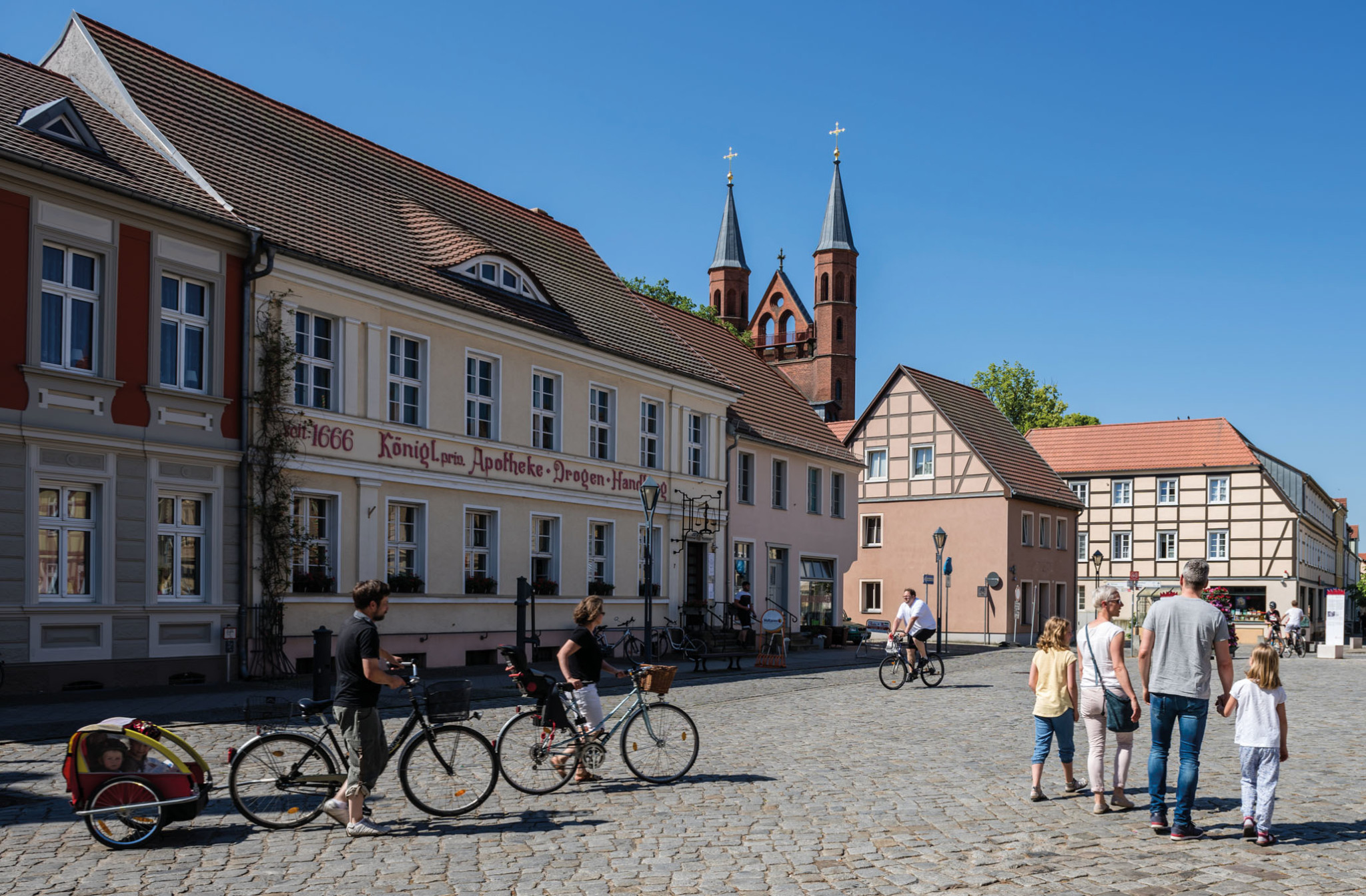 Kyritz an der Knatter - Altstadt erleben und Seeluft schnuppern ...