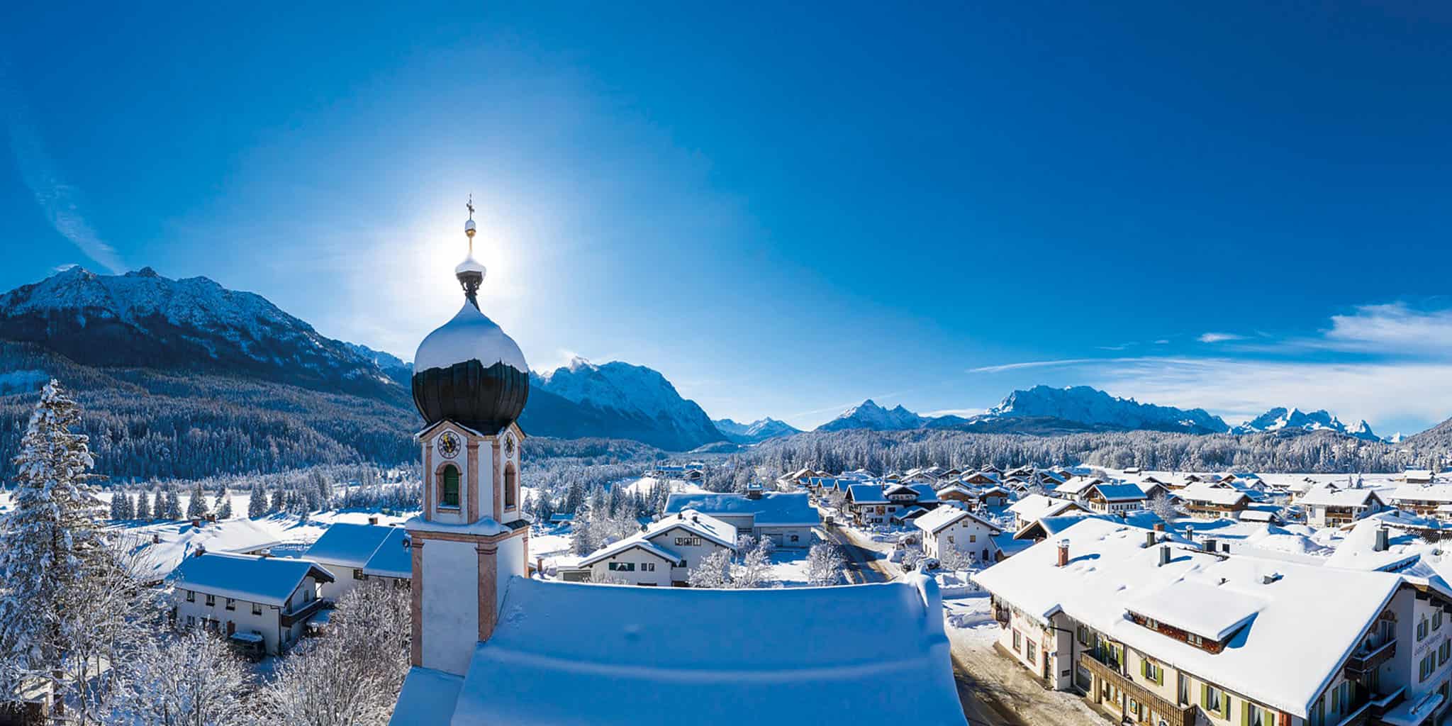 Winterwunderland Krün und Wallgau in der Alpenwelt Karwendel: Ein ...